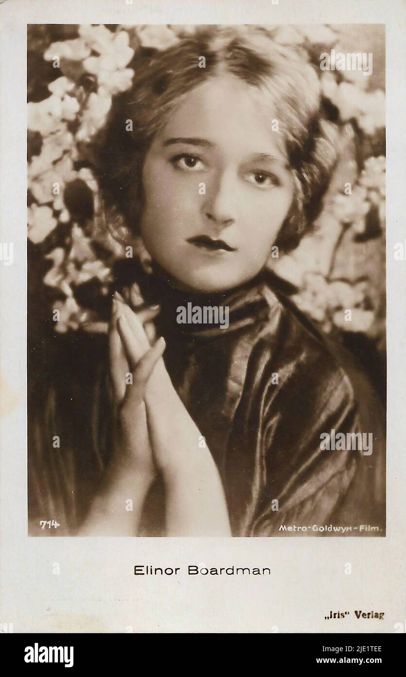 Portrait of Eleanor Boardman 002 - Hollywood silent movie actress Stock ...