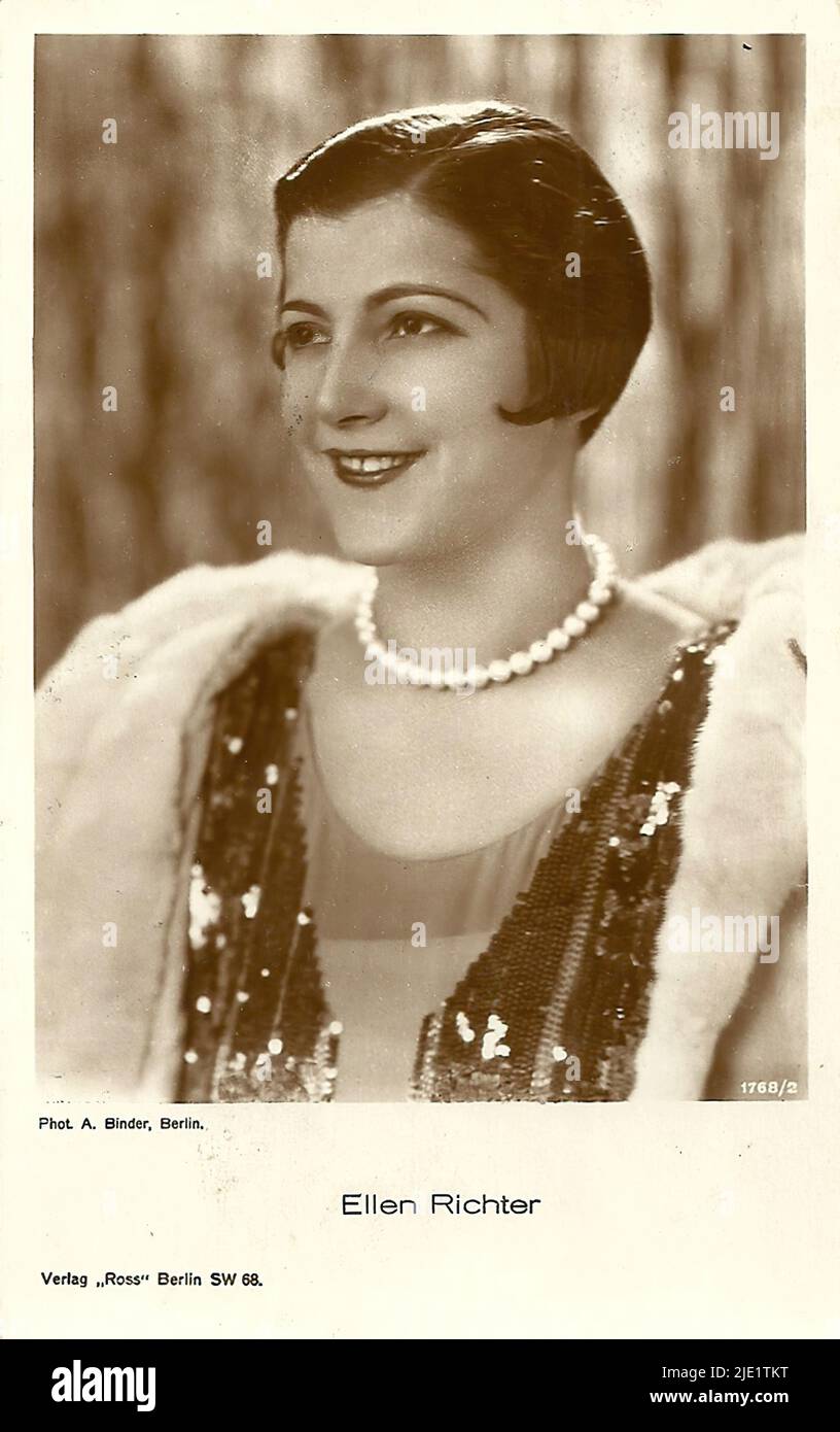 Portrait of Ellen Richter 005 - German weimar era cinema (1918 - 1935 ...