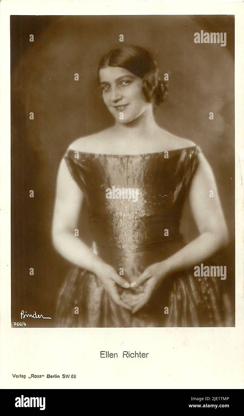 Portrait of Ellen Richter 004 - German weimar era cinema (1918 - 1935 ...