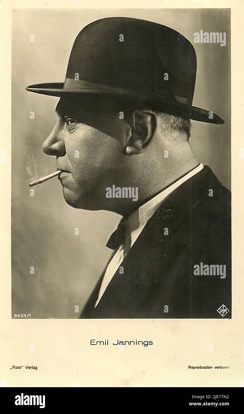 Portrait of emil jannings hi-res stock photography and images - Alamy