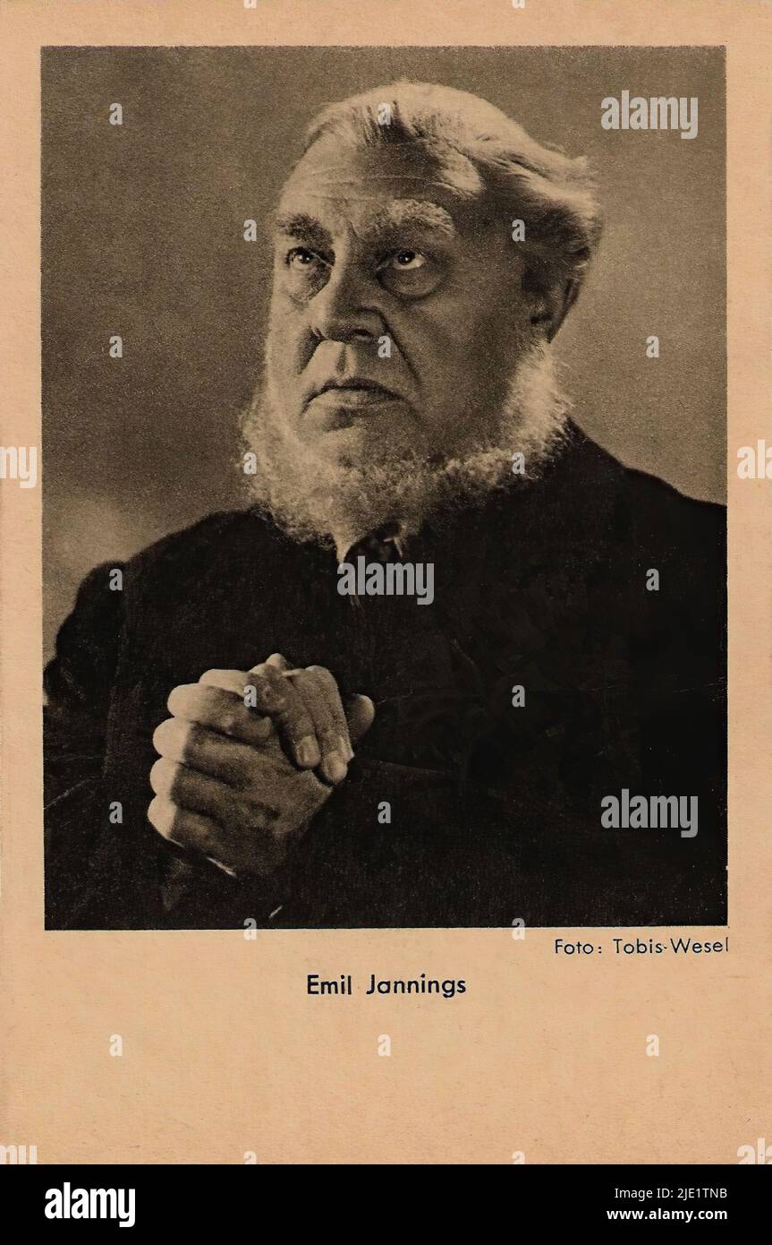 Portrait emil jannings hi-res stock photography and images - Alamy