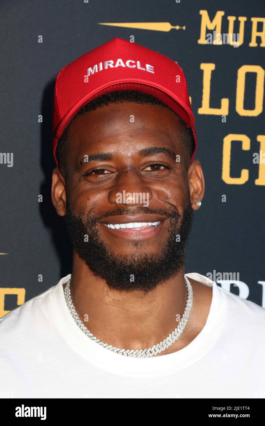 DeVante Parker 06/23/2022 The Los Angeles Premiere of “Murder at ...