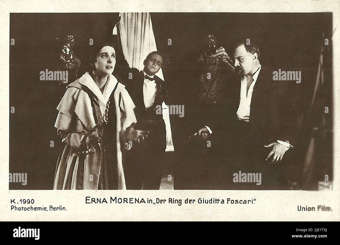 Portrait of Erna Morena in Der Ring der Giuditta Foscari (1917 ...