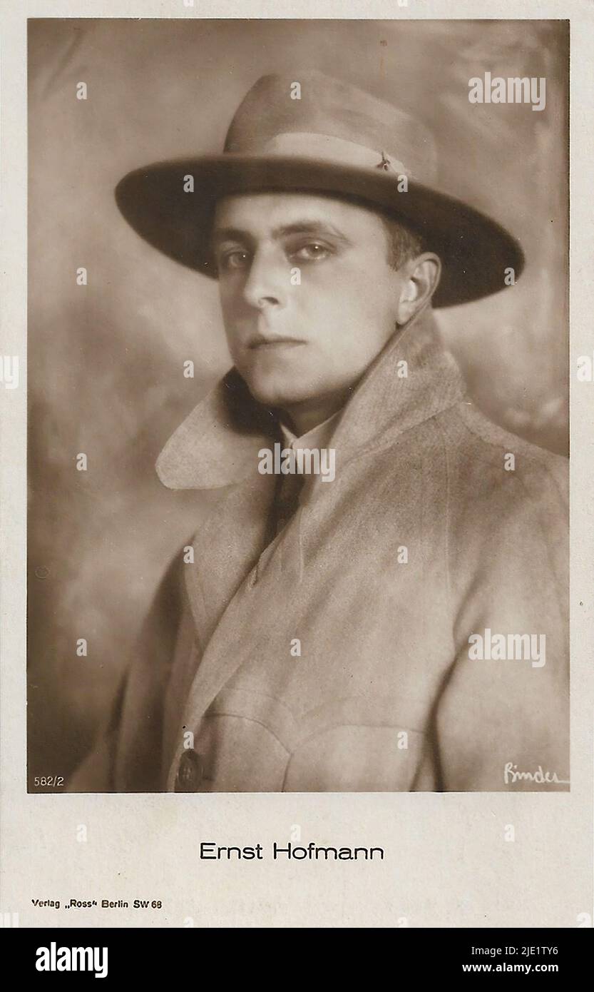Portrait of Ernst Hofmann 006 - German weimar era cinema (1918 - 1935 ...