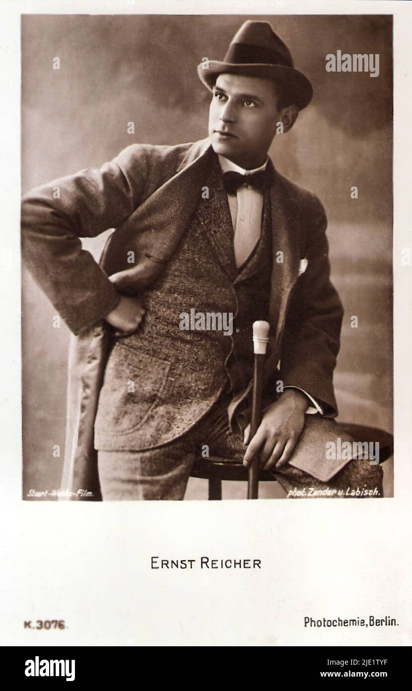 Portrait of Ernst Reicher 006 - German weimar era cinema (1918 - 1935 Stock Photo - Alamy