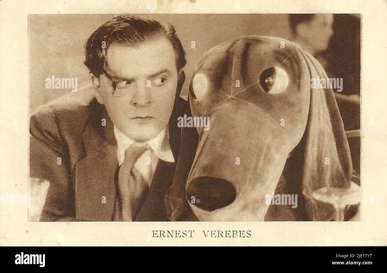 Portrait of Ernst Verebes - German weimar era cinema (1918 - 1935 Stock ...