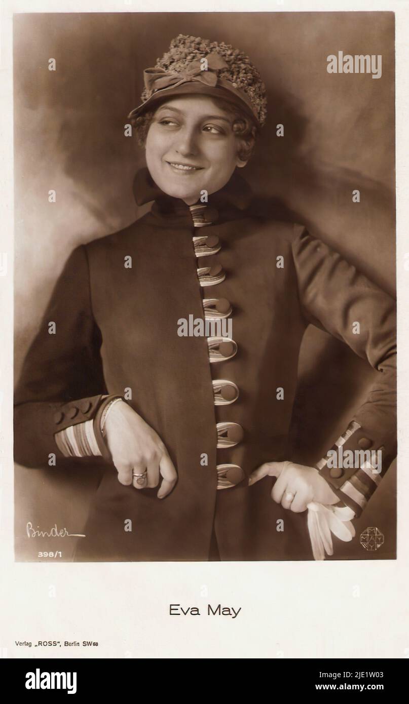 Portrait of Eva May 002 - German weimar era cinema (1918 - 1935 Stock Photo - Alamy