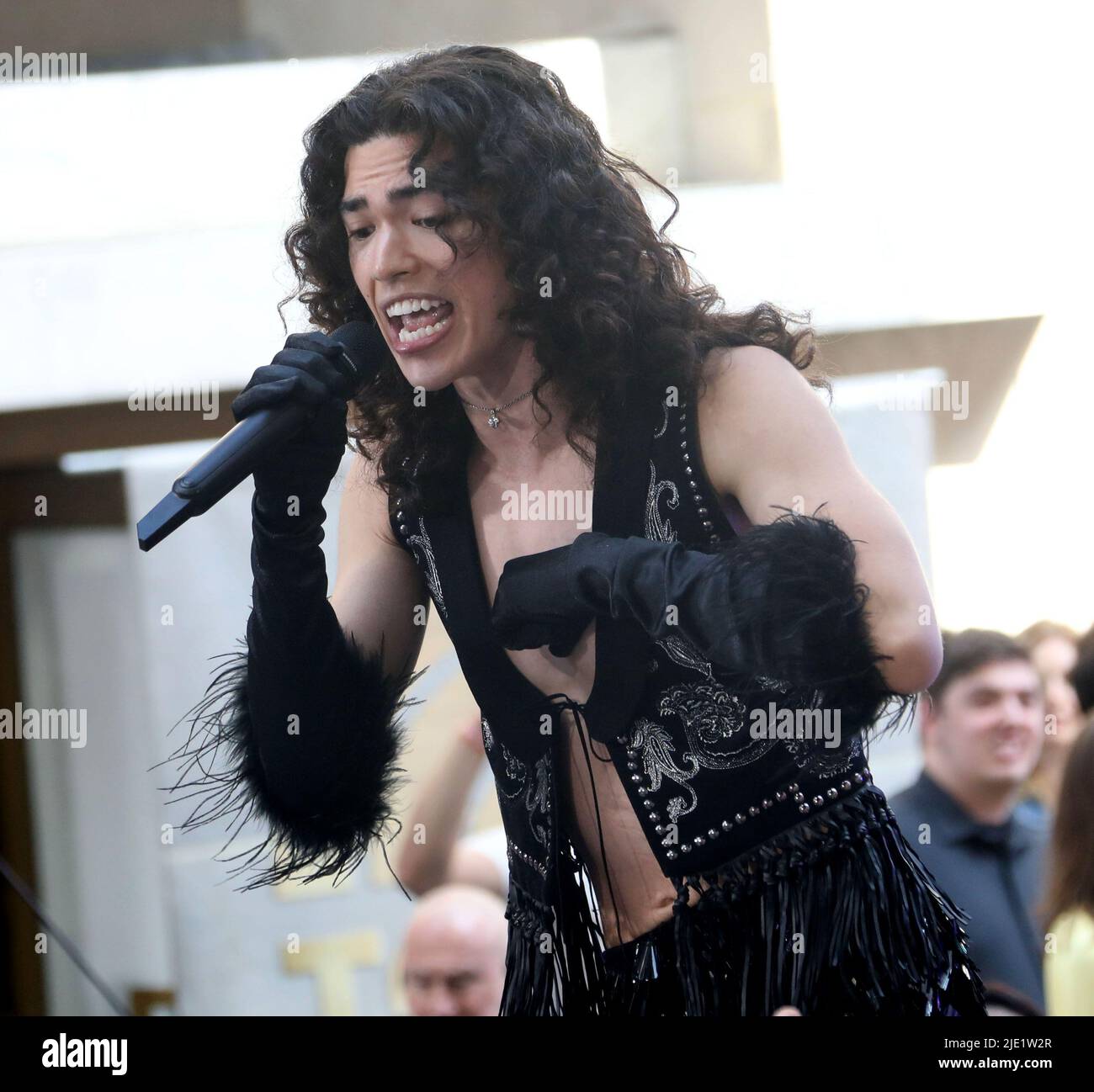 June 24, 2022, New York, New York, USA: Singer CONAN GRAY performs on ...