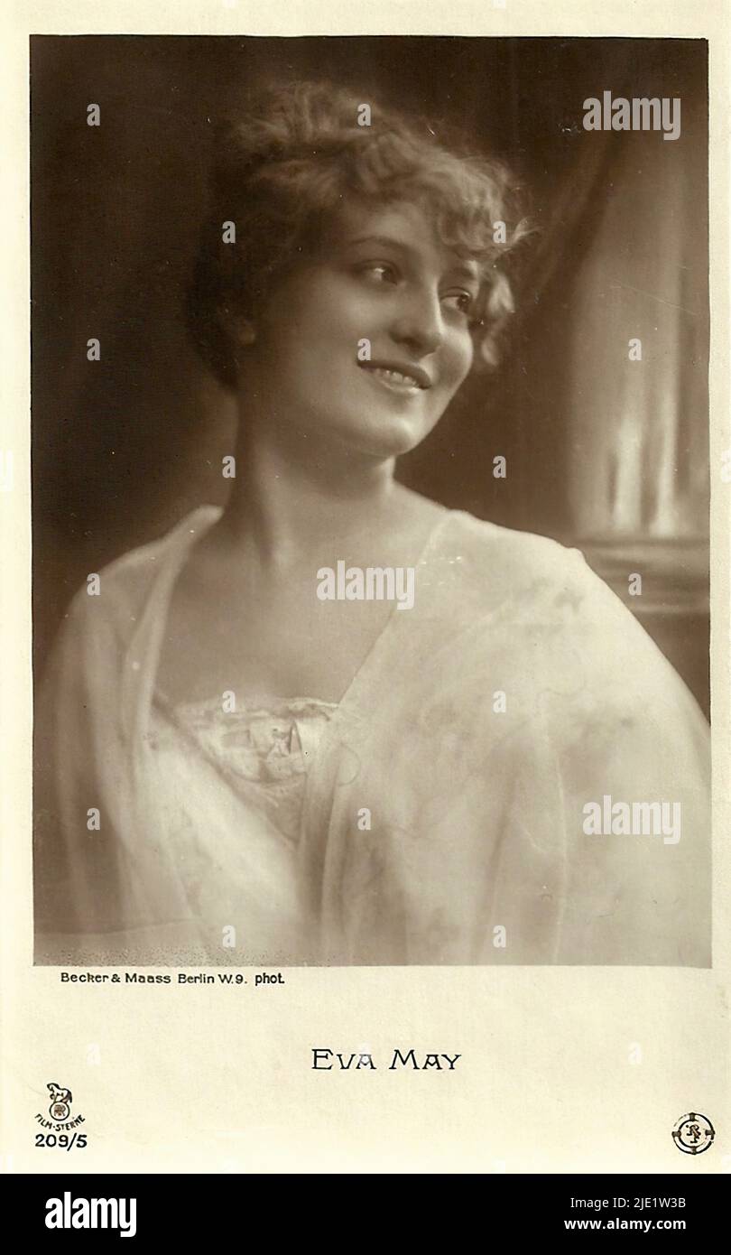 Portrait of Eva May 003 - German weimar era cinema (1918 - 1935 Stock Photo - Alamy