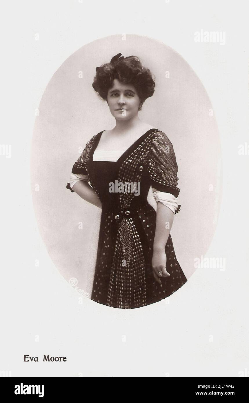 Portrait of Eva Moore 009 - British stage star of the Victorian and ...