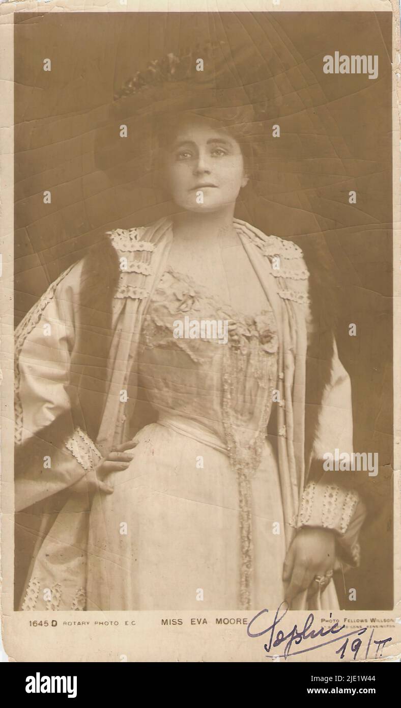 Portrait of Eva Moore 006 - British stage star of the Victorian and ...