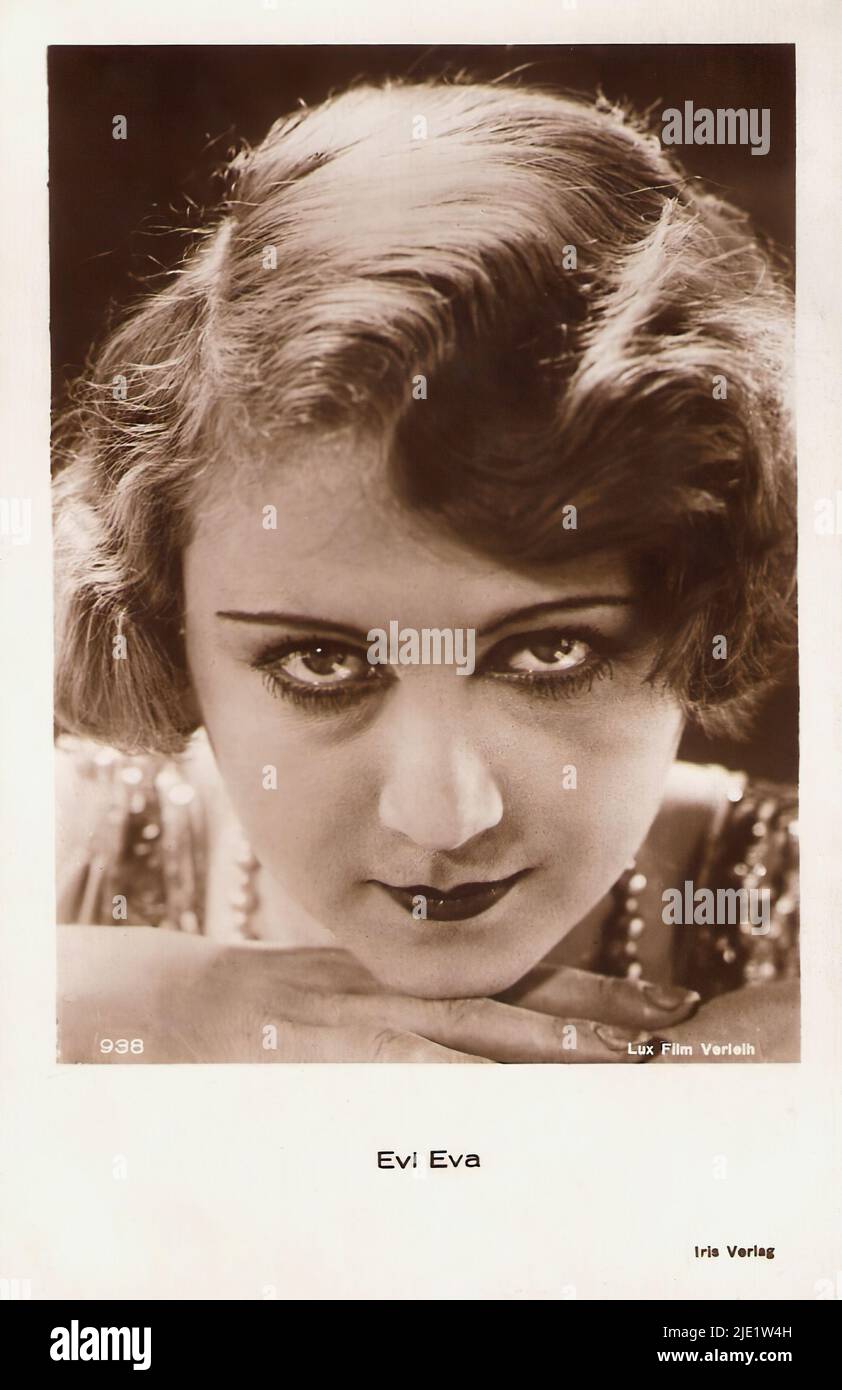 Portrait of Evi Eva 002 - German weimar era cinema (1918 - 1935 Stock Photo - Alamy