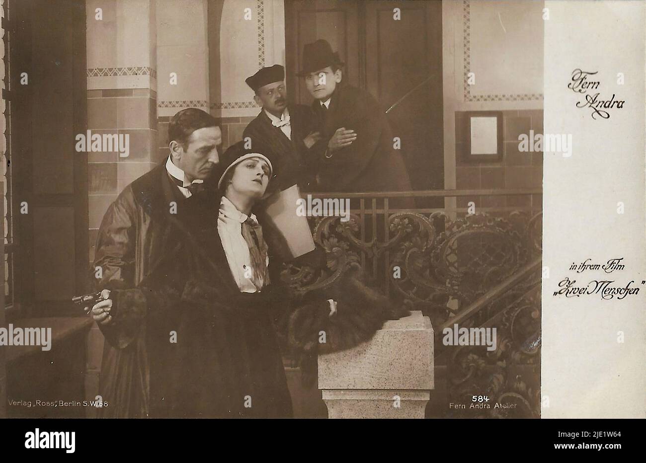 Portrait of Fern Andra in Zwei Menschen - German weimar era cinema (1918 - 1935 Stock Photo - Alamy