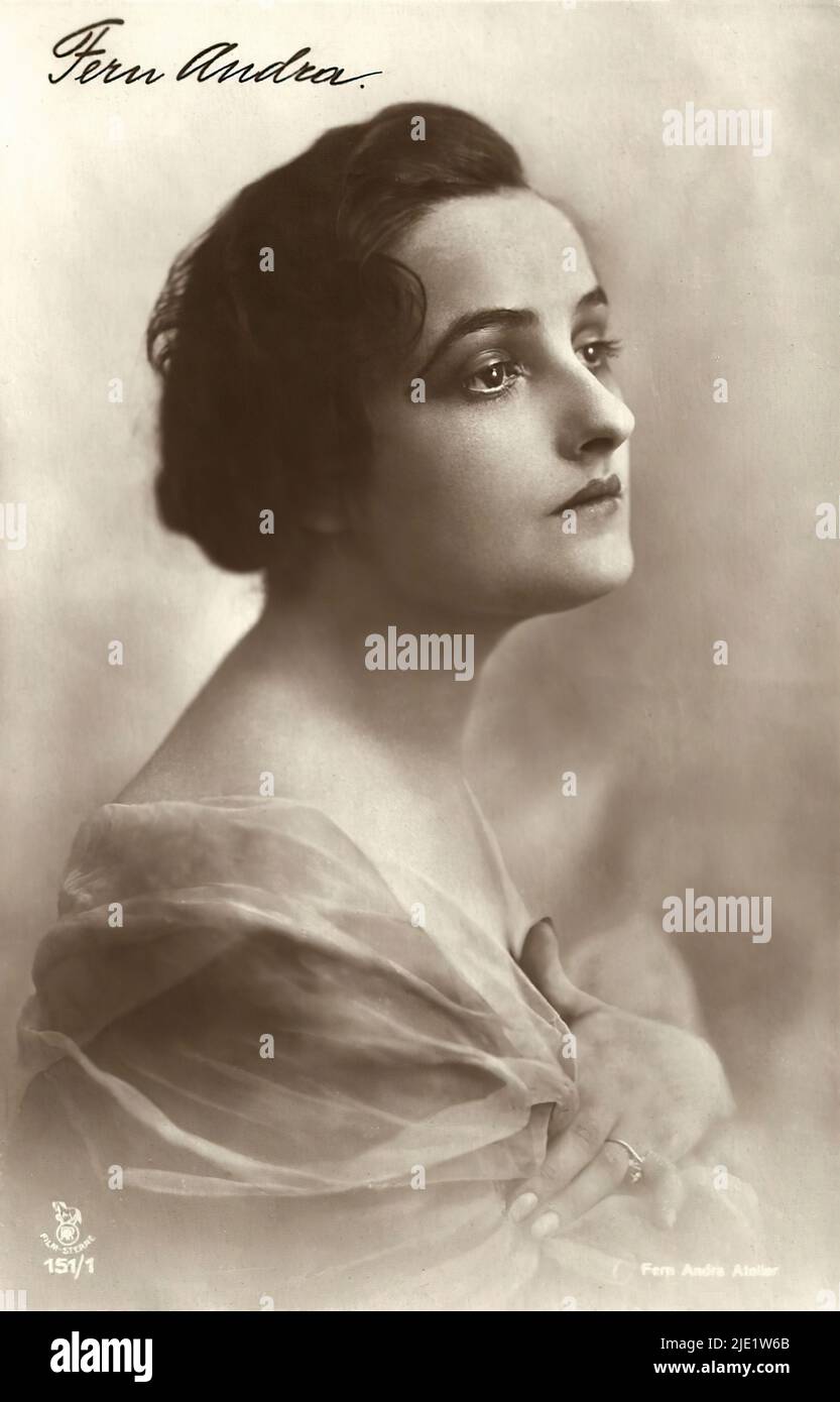 Portrait of Fern Andra 001 - German weimar era cinema (1918 - 1935 Stock Photo - Alamy