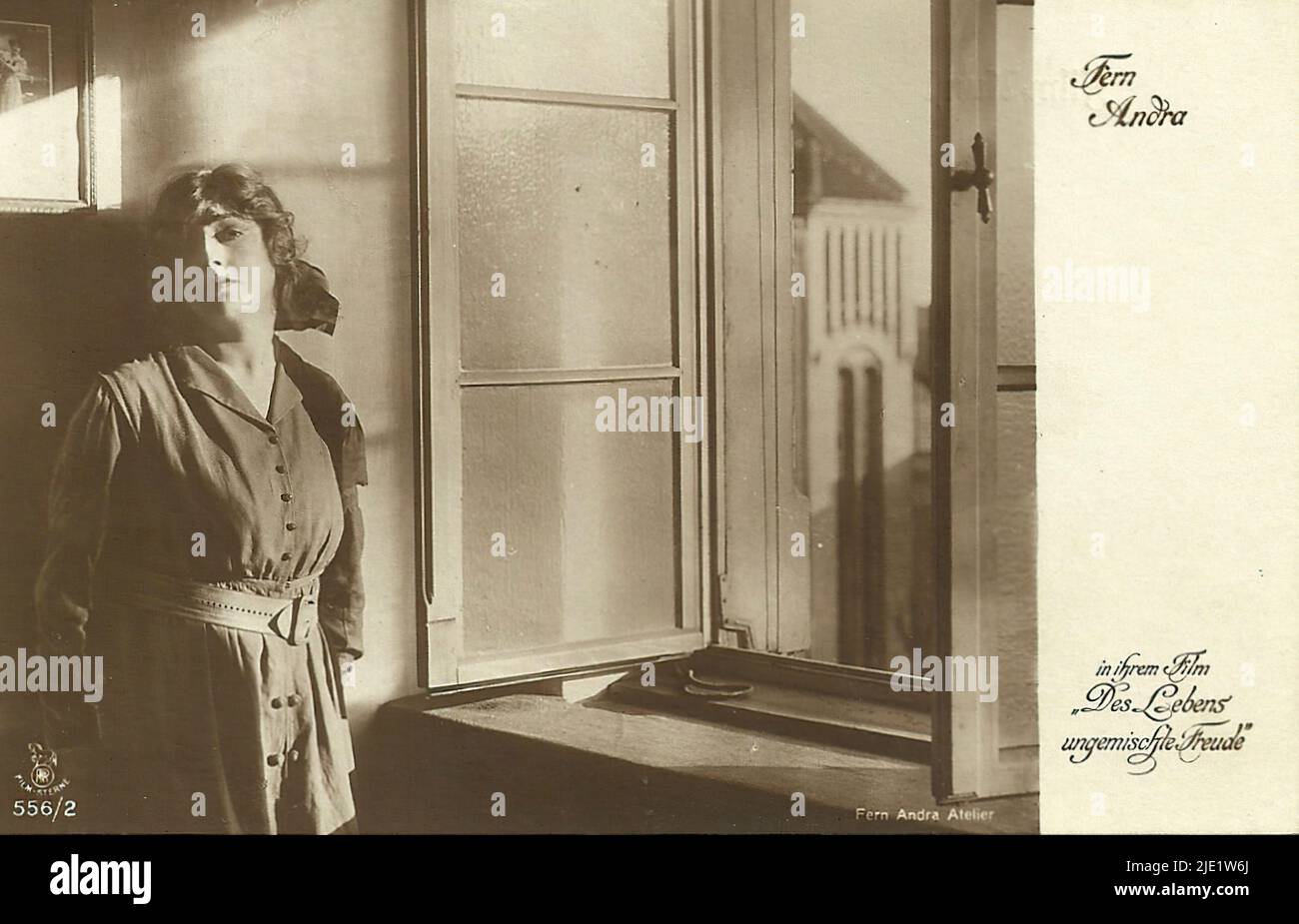 Portrait of Fern Andra in Des Lebens ungemischte Freude (1917) - German ...