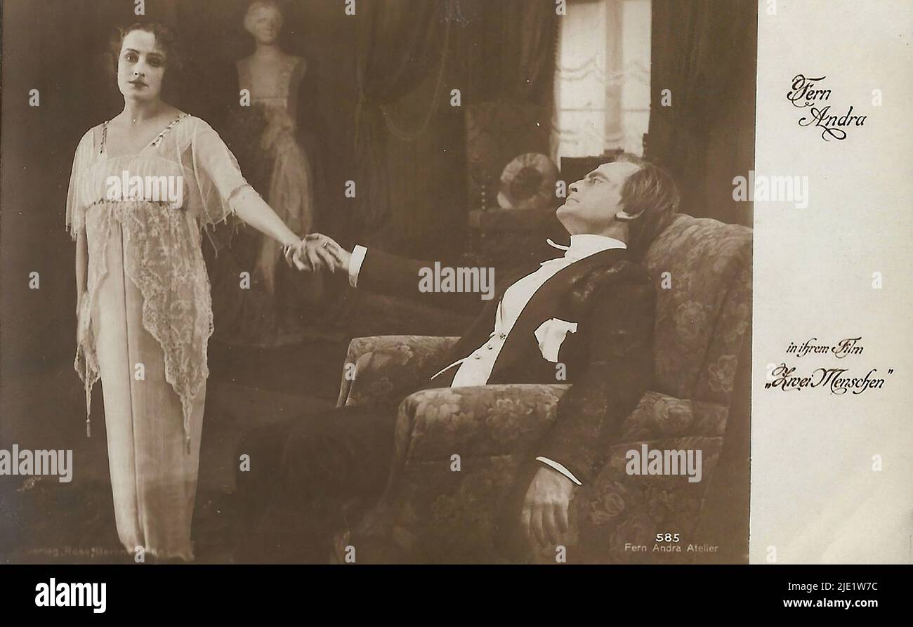 Portrait of Fern Andra in Zwei Menschen - German weimar era cinema (1918 - 1935 Stock Photo - Alamy