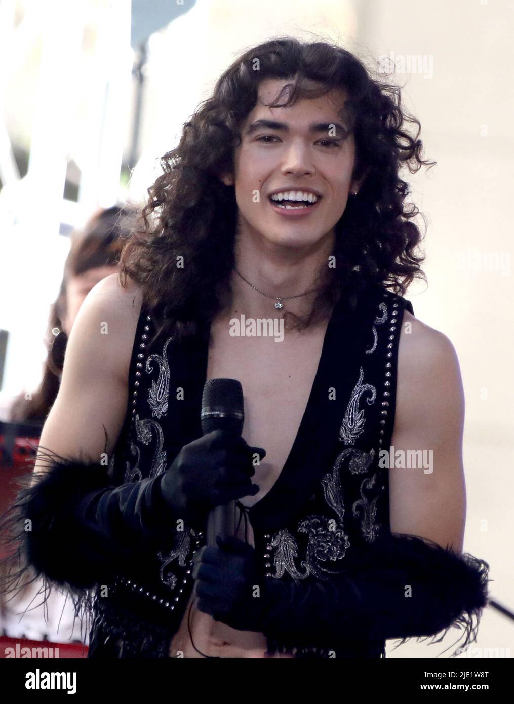 June 24, 2022, New York, New York, USA: Singer CONAN GRAY performs on ...