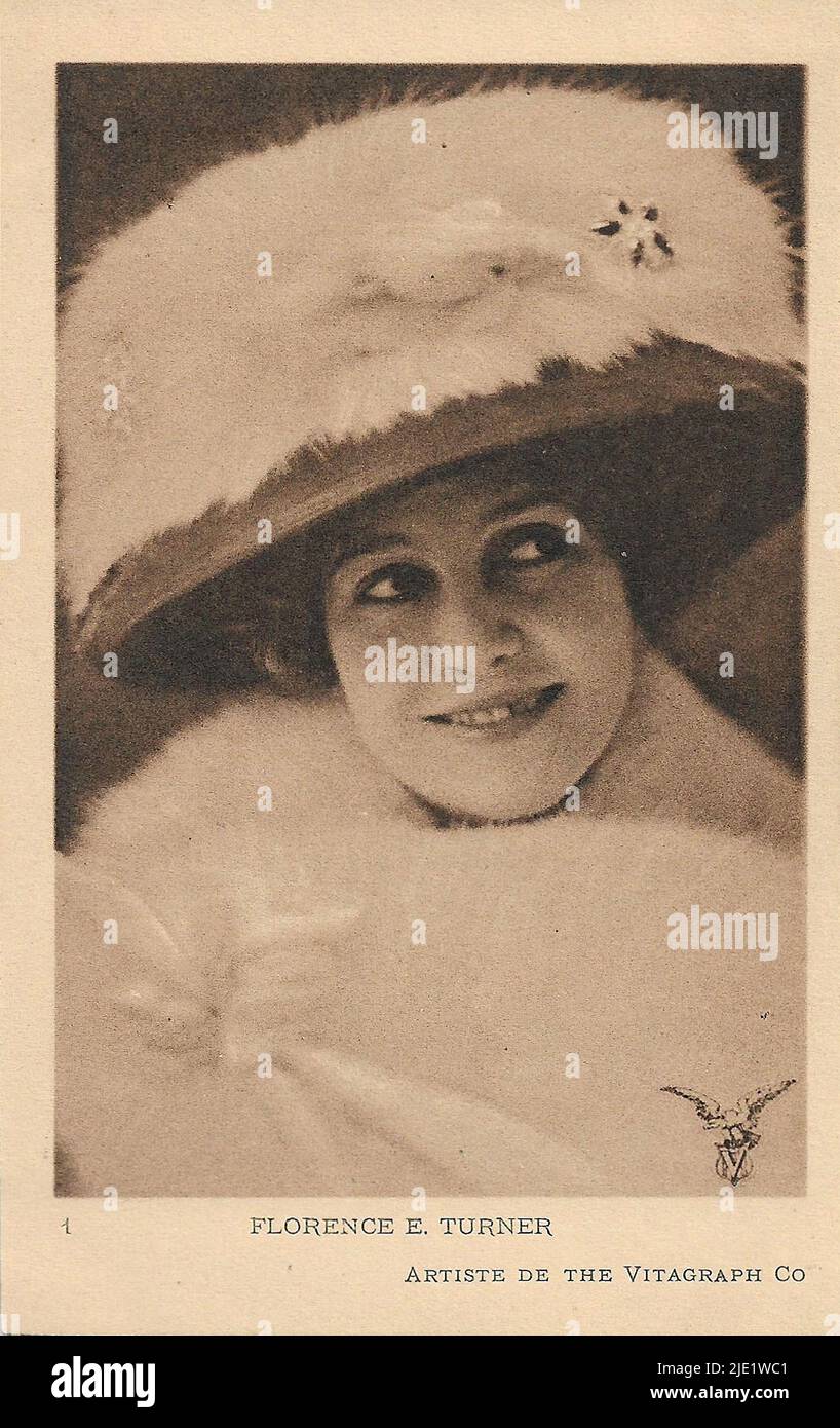Portrait of Florence Turner - American cinema before Hollywood era ...