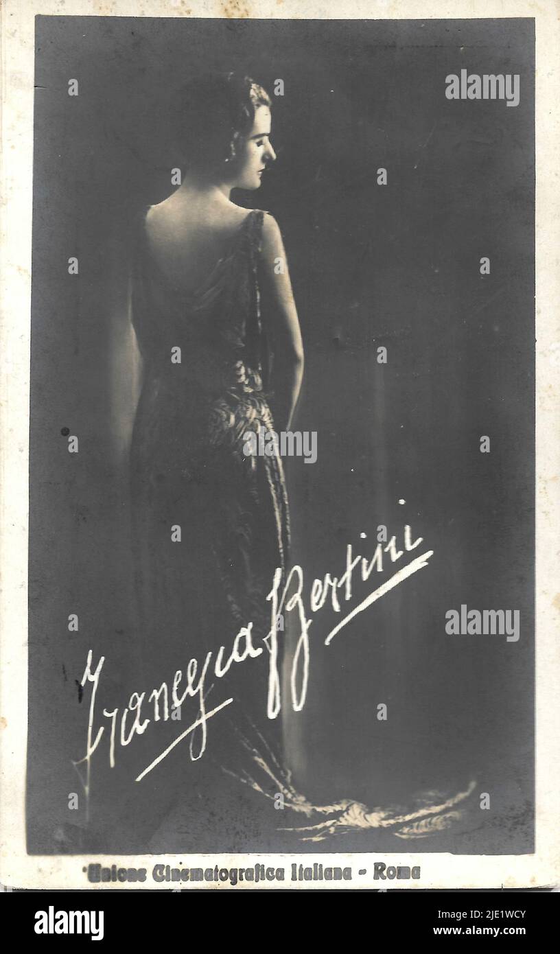 Portrait of Francesca Bertini 013 - Italian silent cinema era actress ...