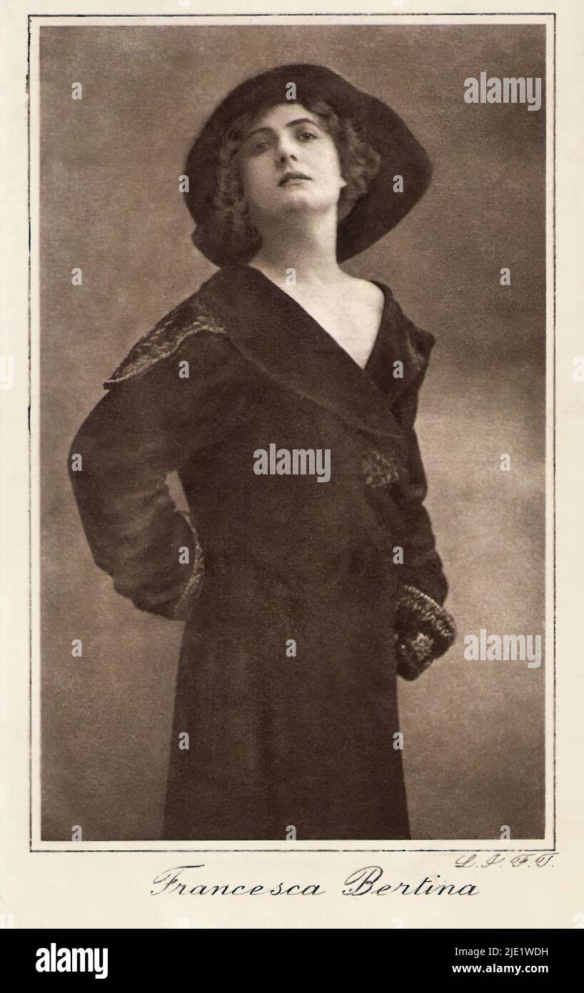 Portrait of Francesca Bertini 015 - Italian silent cinema era actress ...