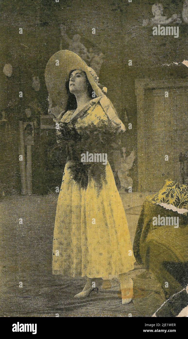 Portrait of Francesca Bertini in Il processo Clemenceau - Italian ...