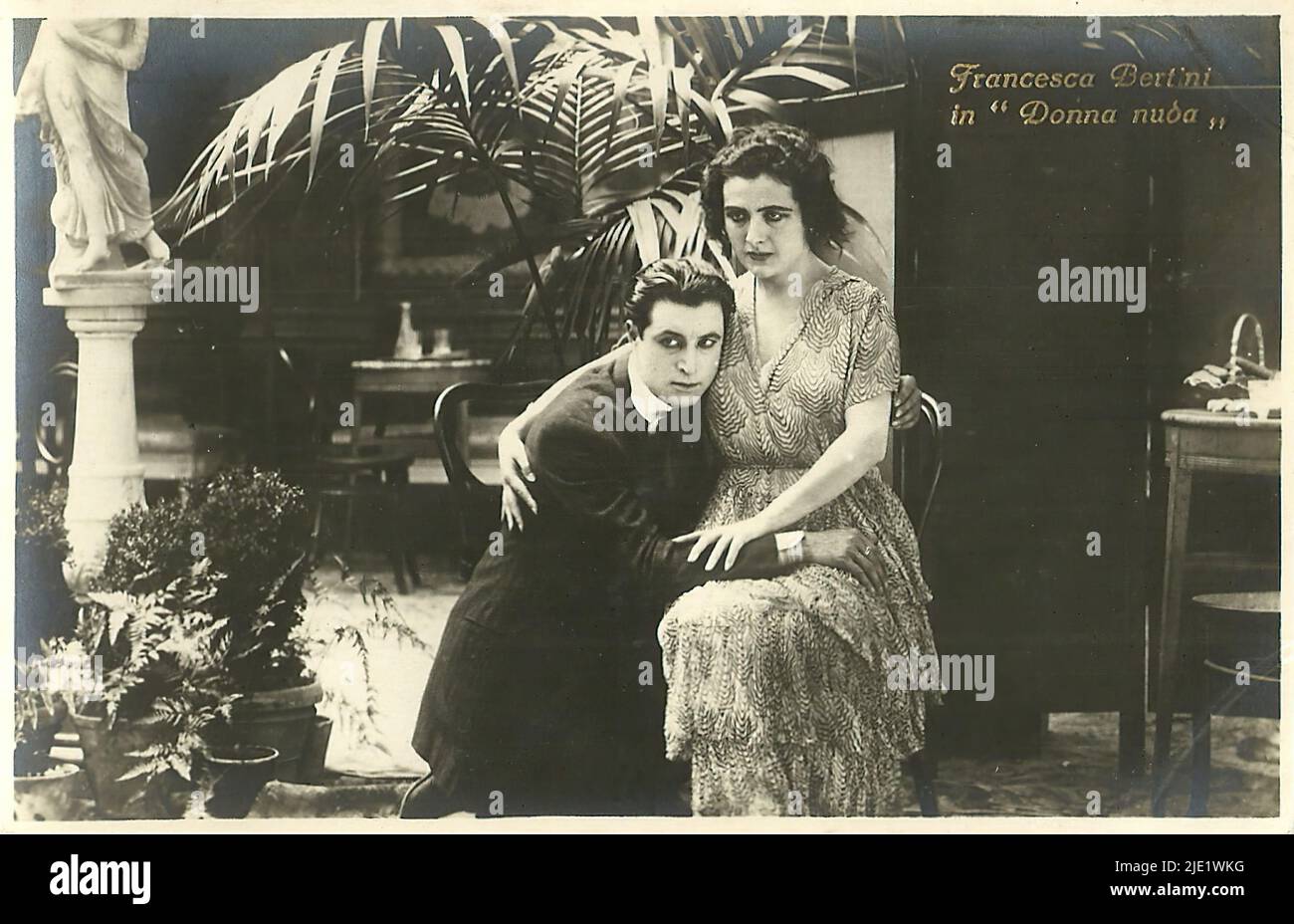 Portrait of Francesca Bertini in La donna nuda 002 - Italian silent ...