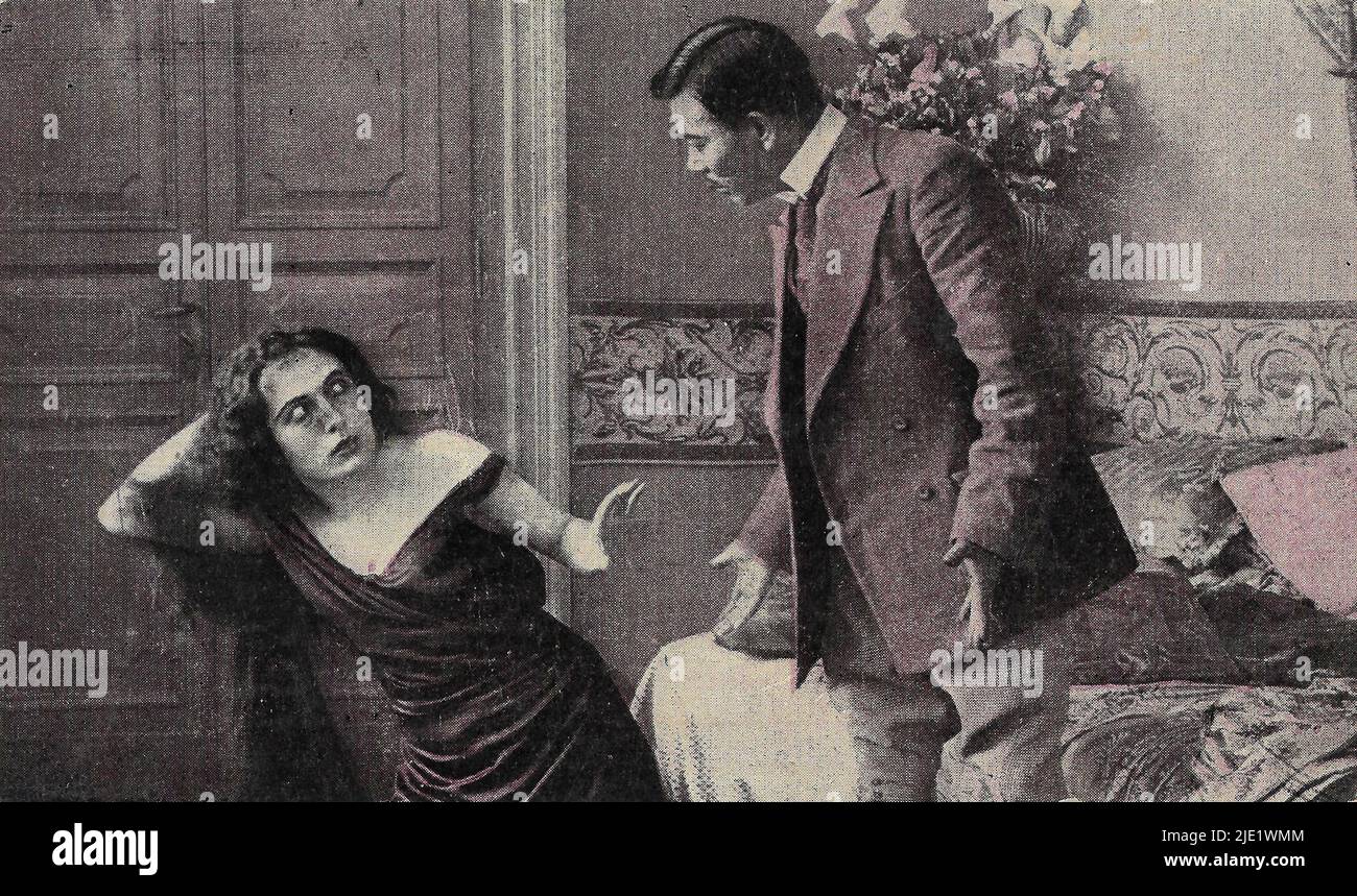 Portrait of Francesca Bertini in Malìa (1917) 002 - Italian silent ...