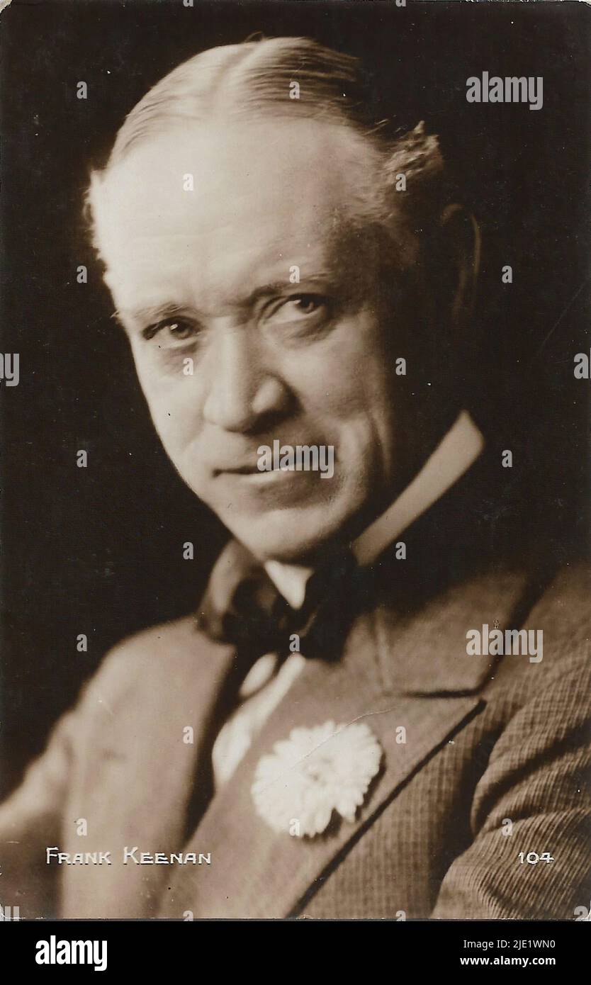 Portrait of Frank Keenan 002 - American cinema before Hollywood era Stock Photo - Alamy