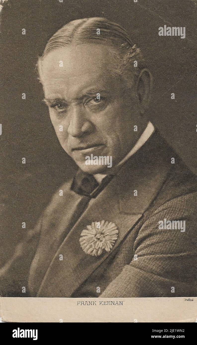 Portrait of Frank Keenan - American cinema before Hollywood era Stock Photo - Alamy