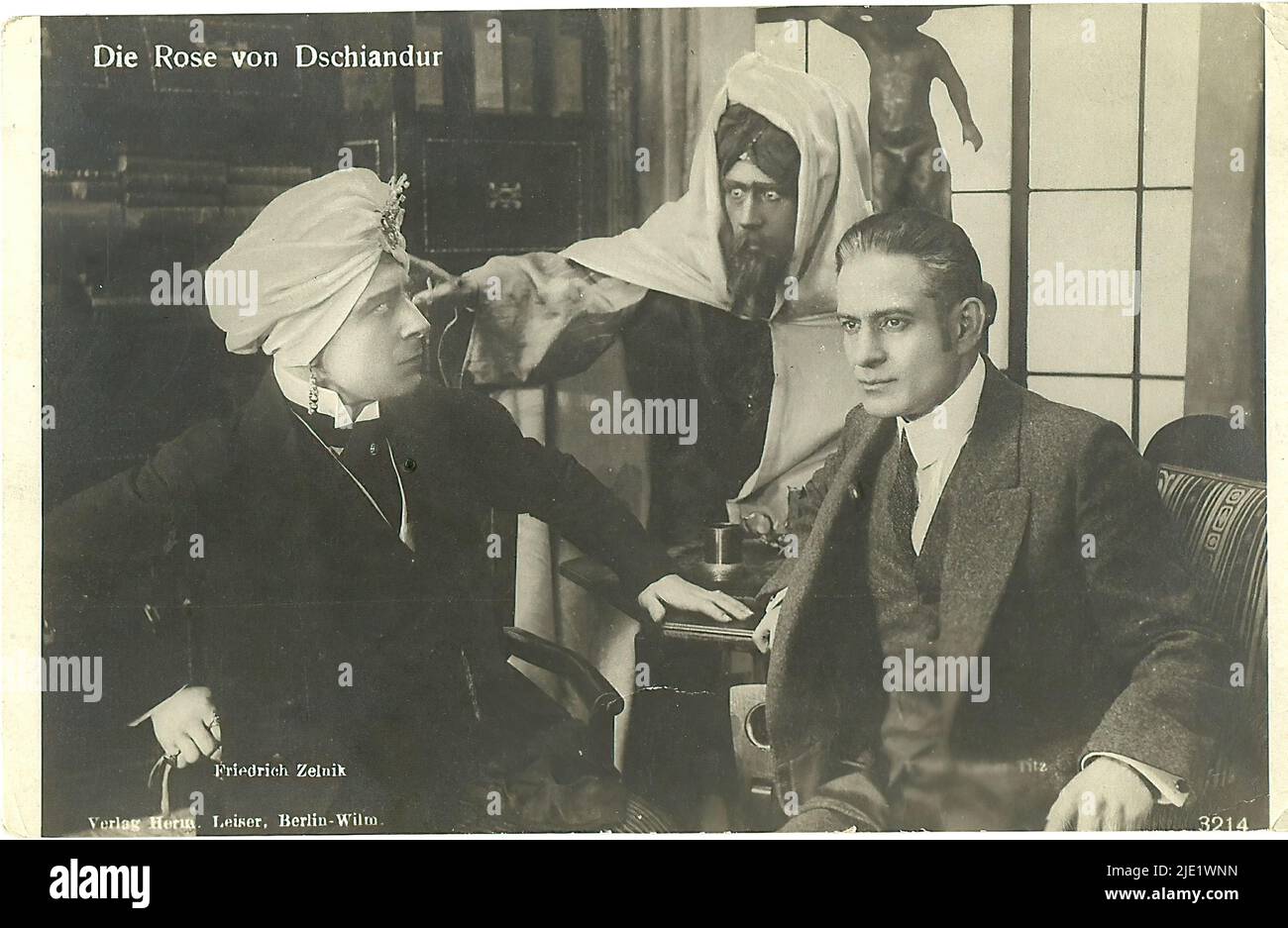 Portrait of Friedrich Zelnik and Erich Kaiser-Titz in Die Rose von ...