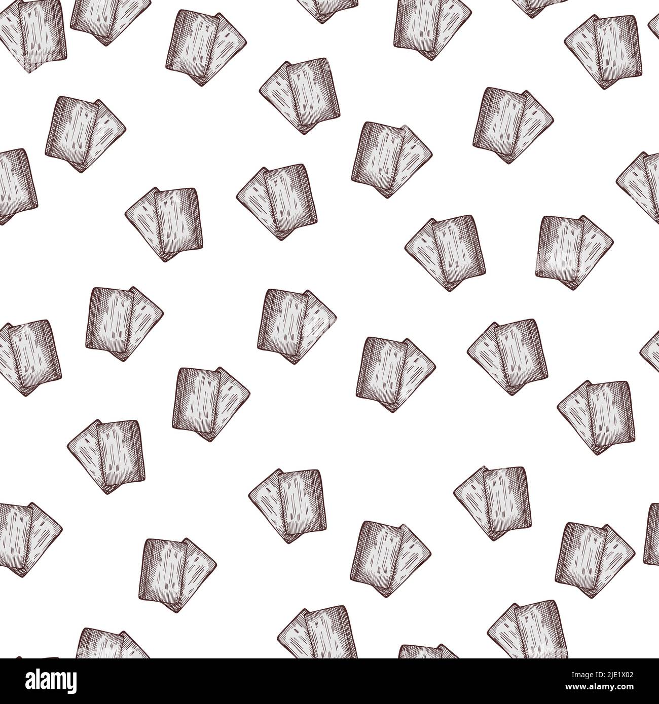 Football cards engraving seamless pattern. Vintage background sport ...