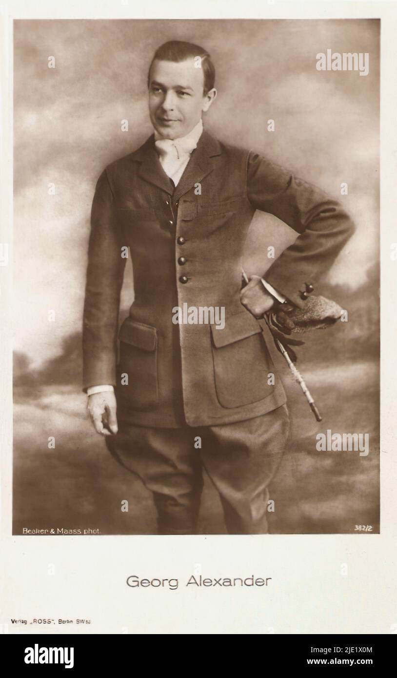Portrait of Georg Alexander 001 - German weimar era cinema (1918 - 1935 ...