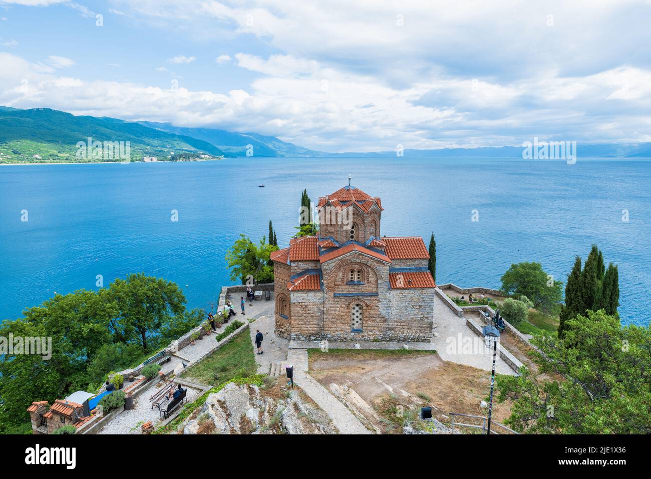 Ohrid, Macedonia - Juner 2022: Saint John Kaneo Orthodox Church by Lake ...