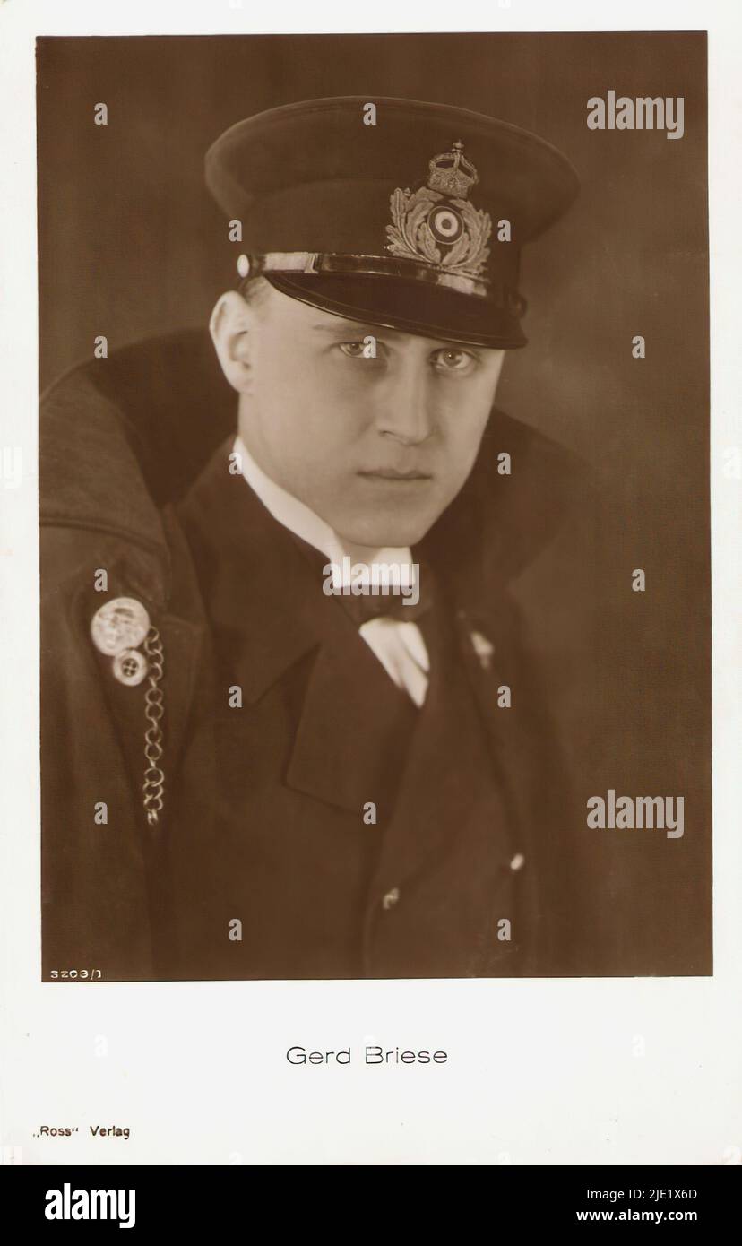 Portrait of Gerd Briese 001 - German weimar era cinema (1918 - 1935 ...