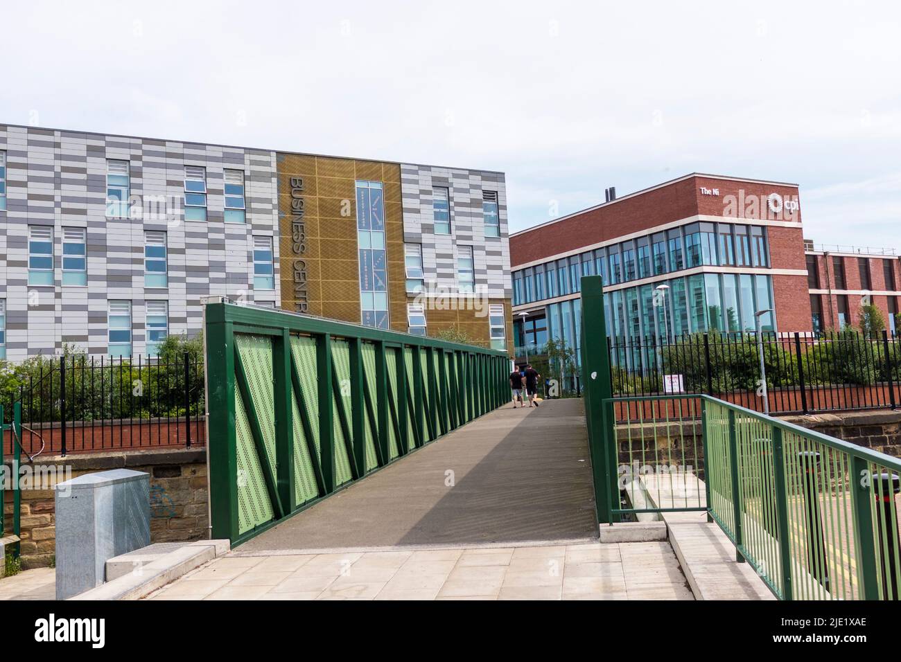 The new footbridge linking the new Business Park to the Railway Station ...