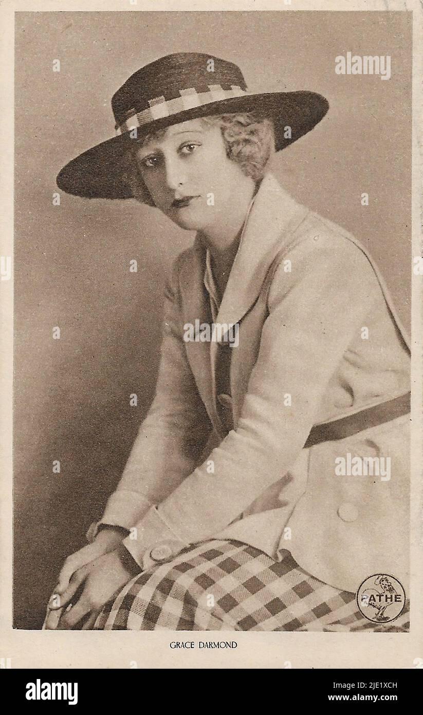 Portrait of Grace Darmond - American cinema before Hollywood era Stock ...