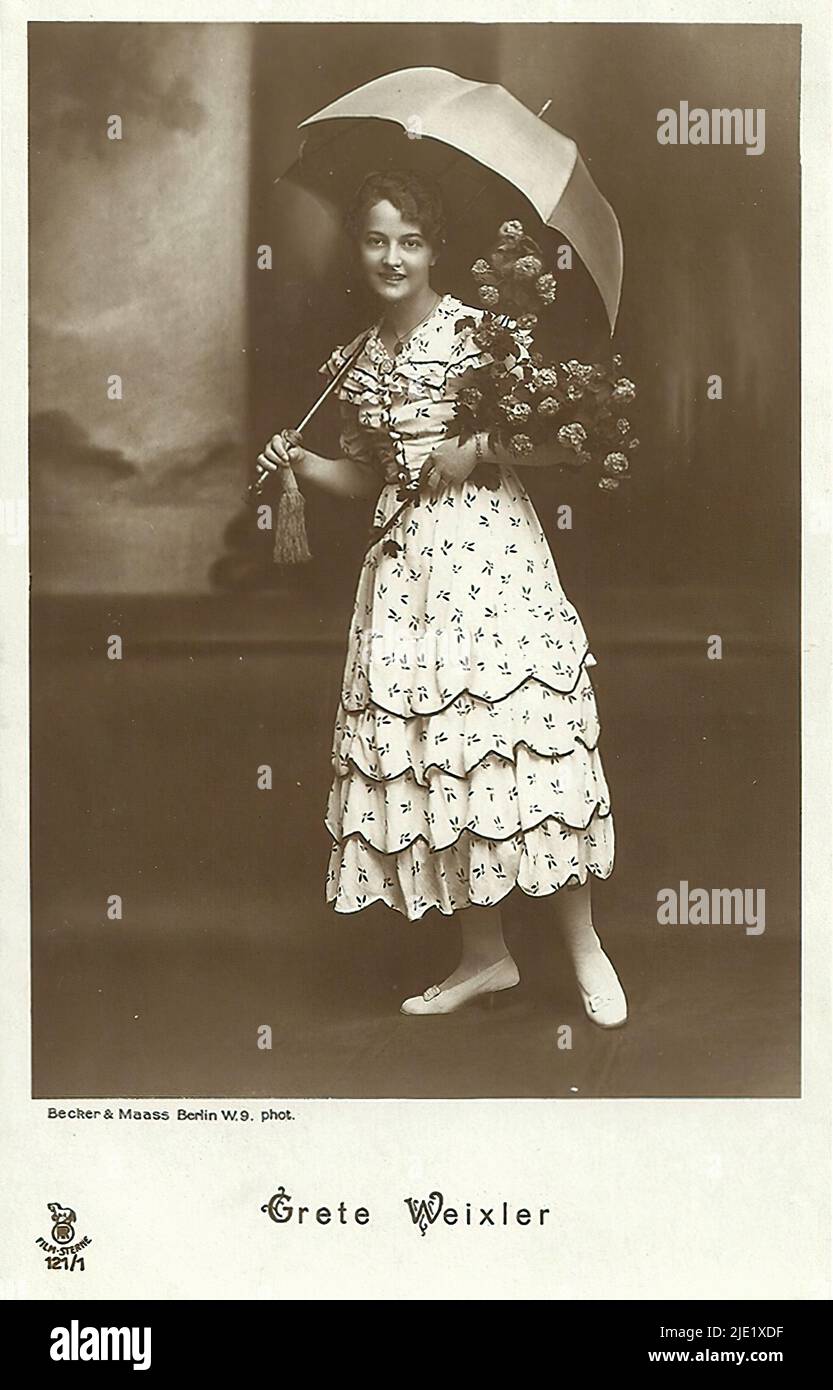 Portrait of Grete Weixler 001 - German weimar era cinema (1918 - 1935 Stock Photo - Alamy