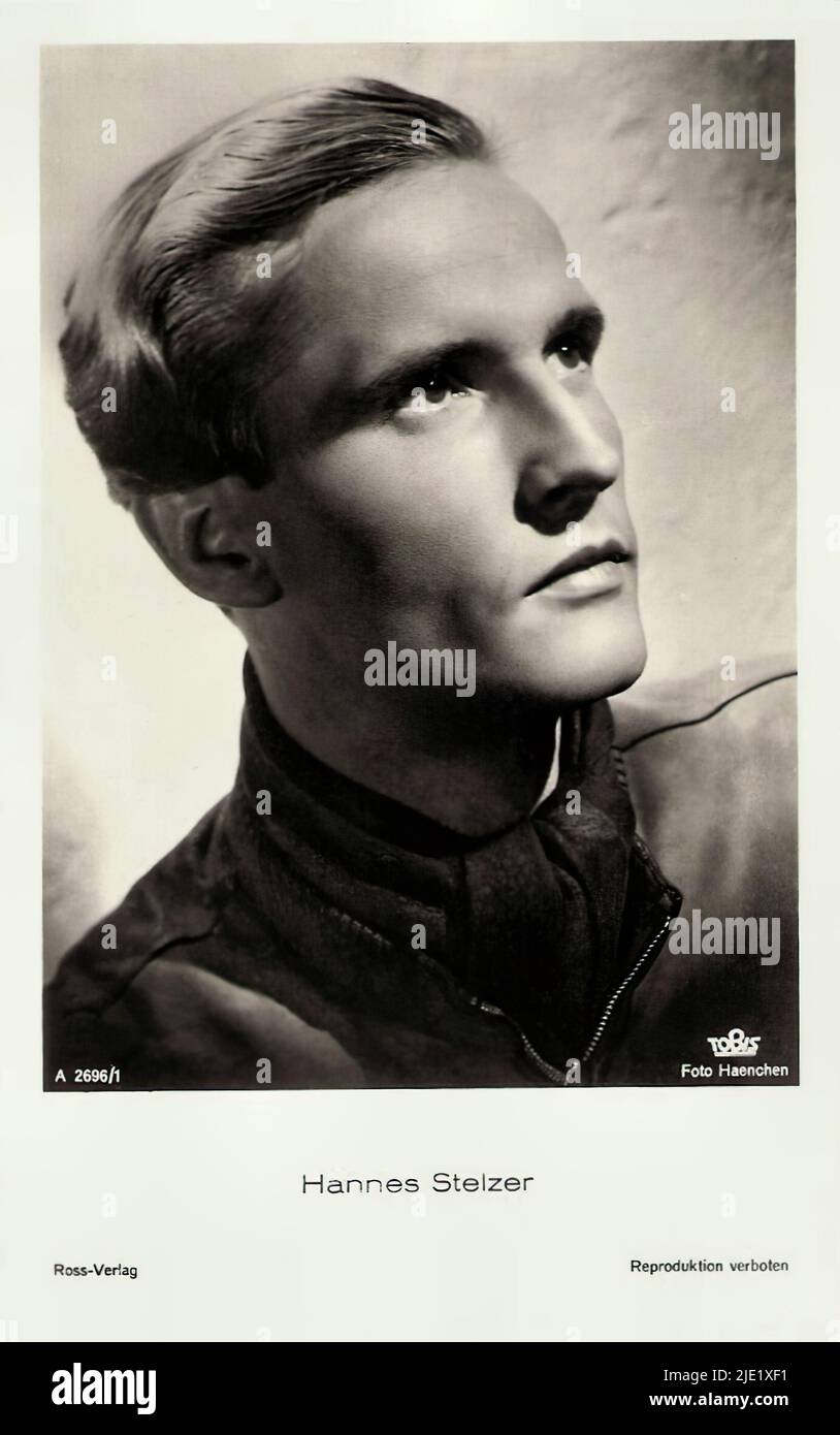 Portrait of Hannes Stelzer Stock Photo - Alamy