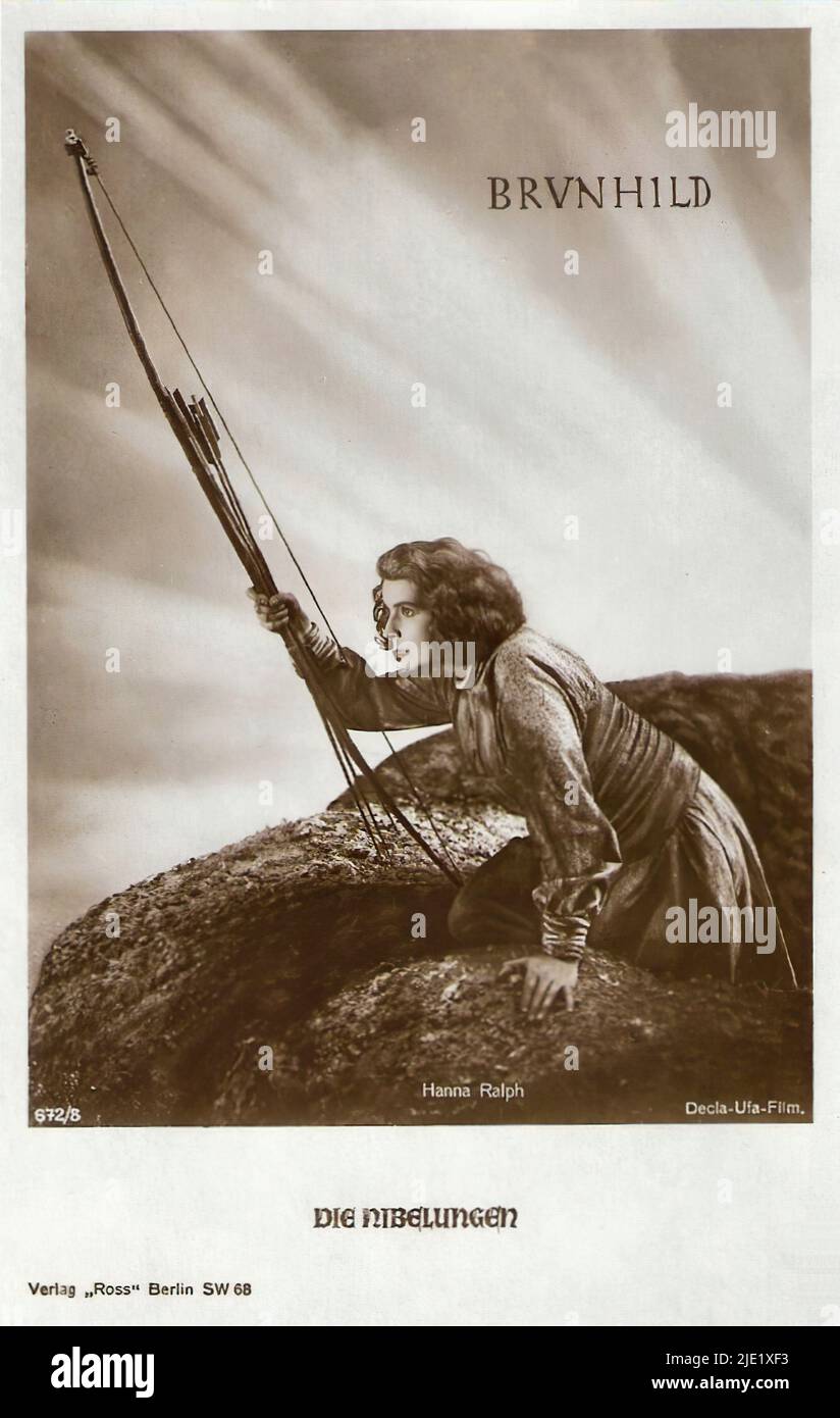 Portrait of Hanna Ralph in Die Nibelungen Siegfried (1924) - German ...