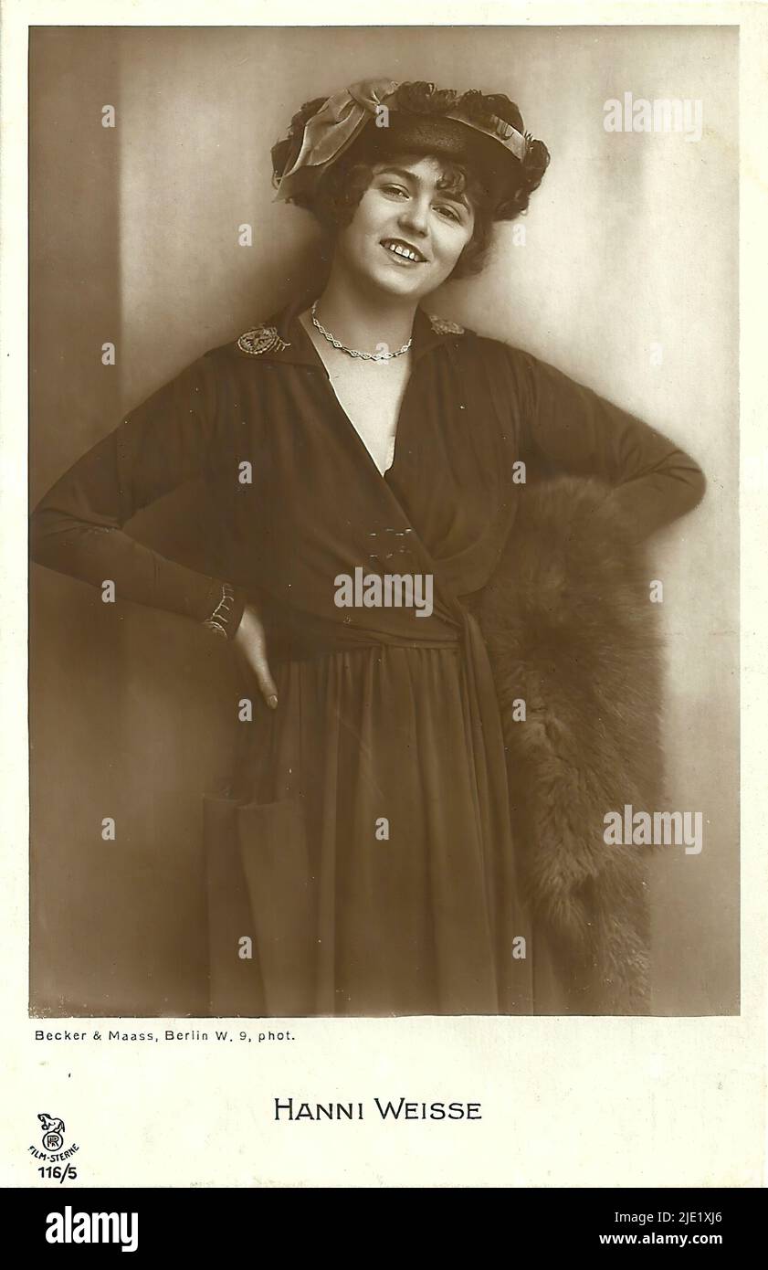 Portrait of Hanni Weisse 004 - German weimar era cinema (1918 - 1935 ...