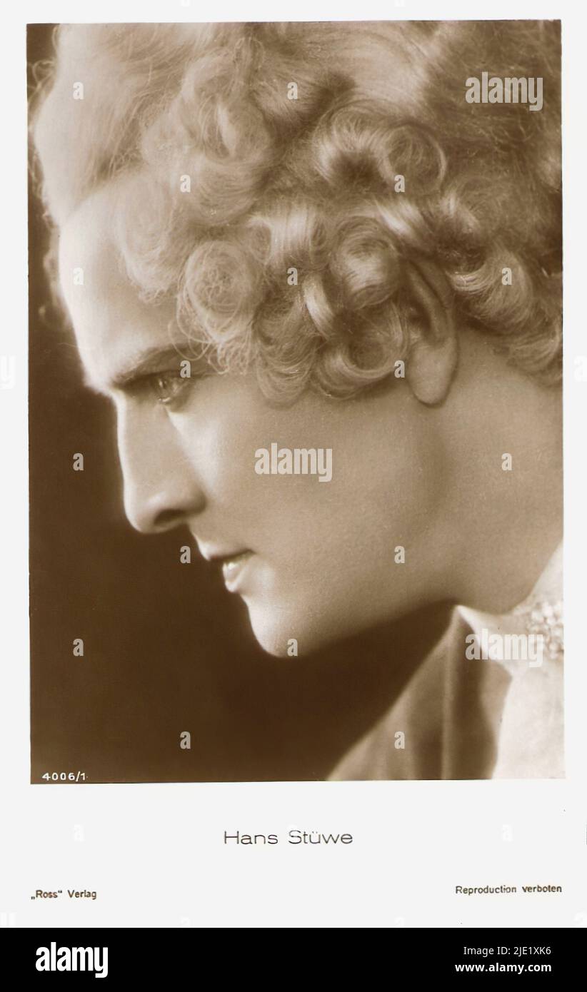 Portrait of Hans Stüwe 001 - German weimar era cinema (1918 - 1935 ...