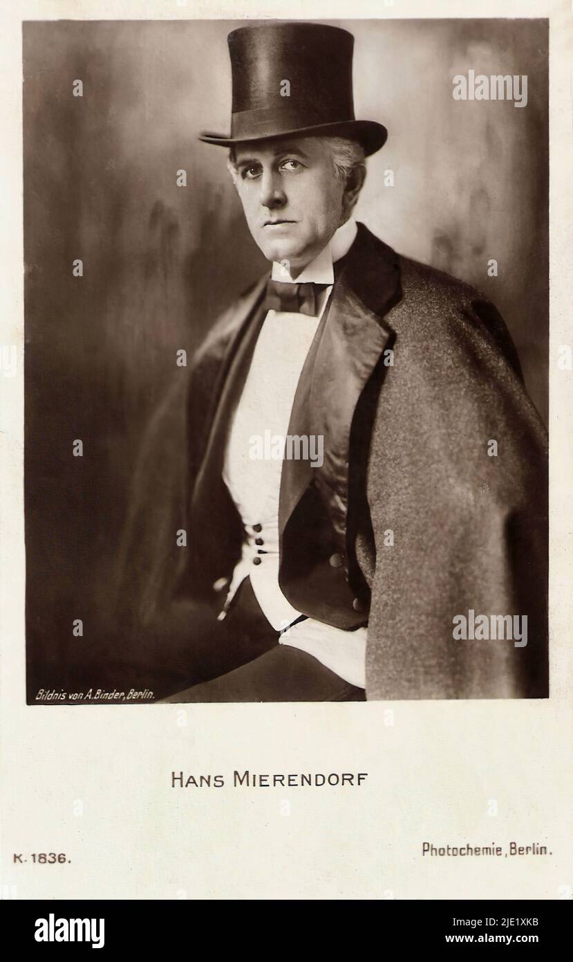 Portrait of Hans Mierendorff 003 - German weimar era cinema (1918 ...