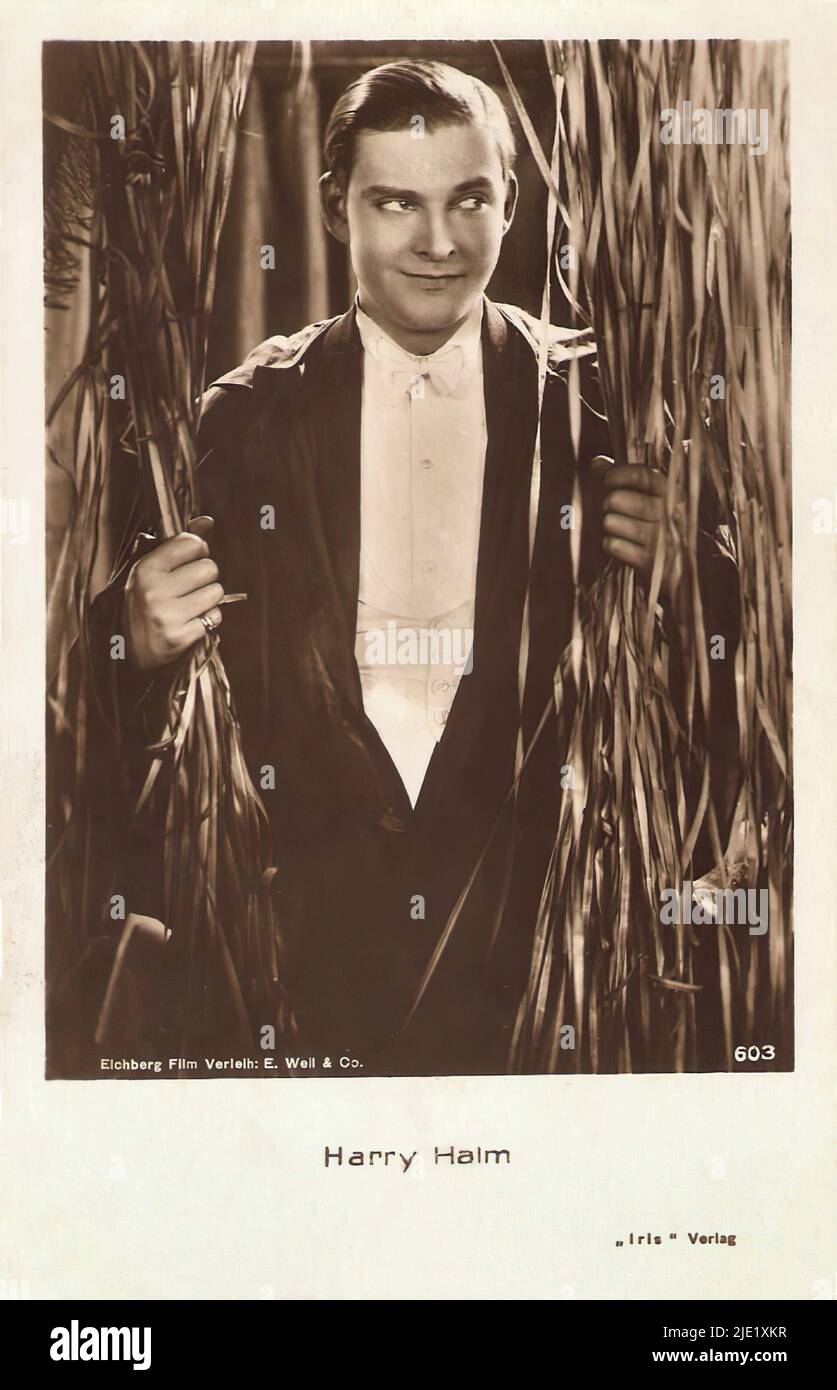 Portrait of Harry Halm 001 - German weimar era cinema (1918 - 1935 ...