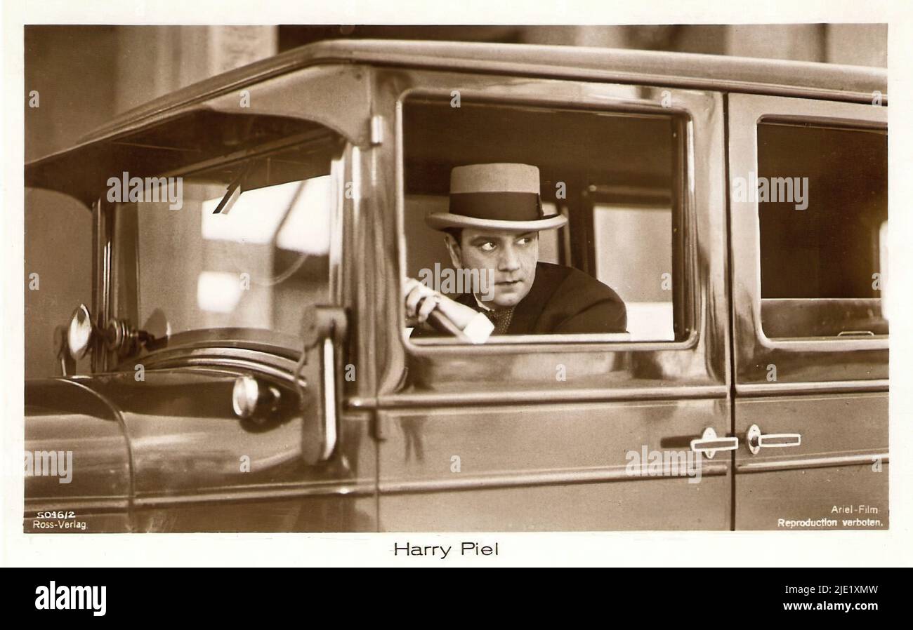 Portrait of Harry Piel - German weimar era cinema (1918 - 1935 Stock ...