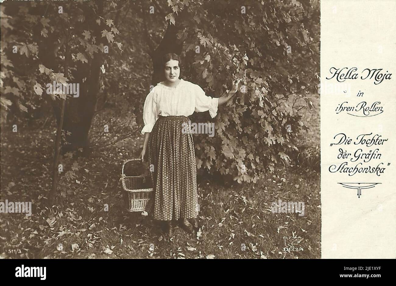 Portrait of Hella Moja in Die Tochter des Gräfin Stachowska (1917) 002 ...