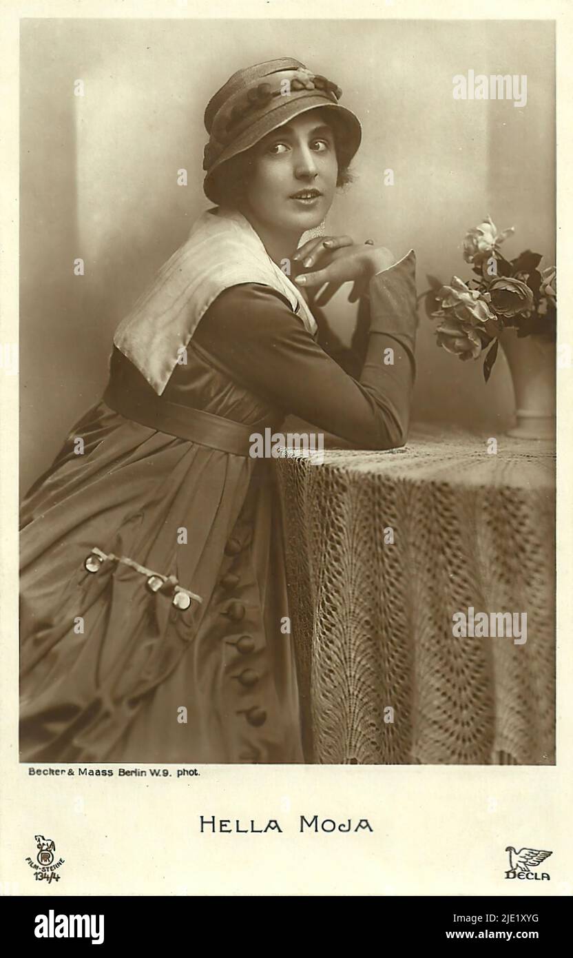 Portrait of Hella Moja 001 - German weimar era cinema (1918 - 1935 ...