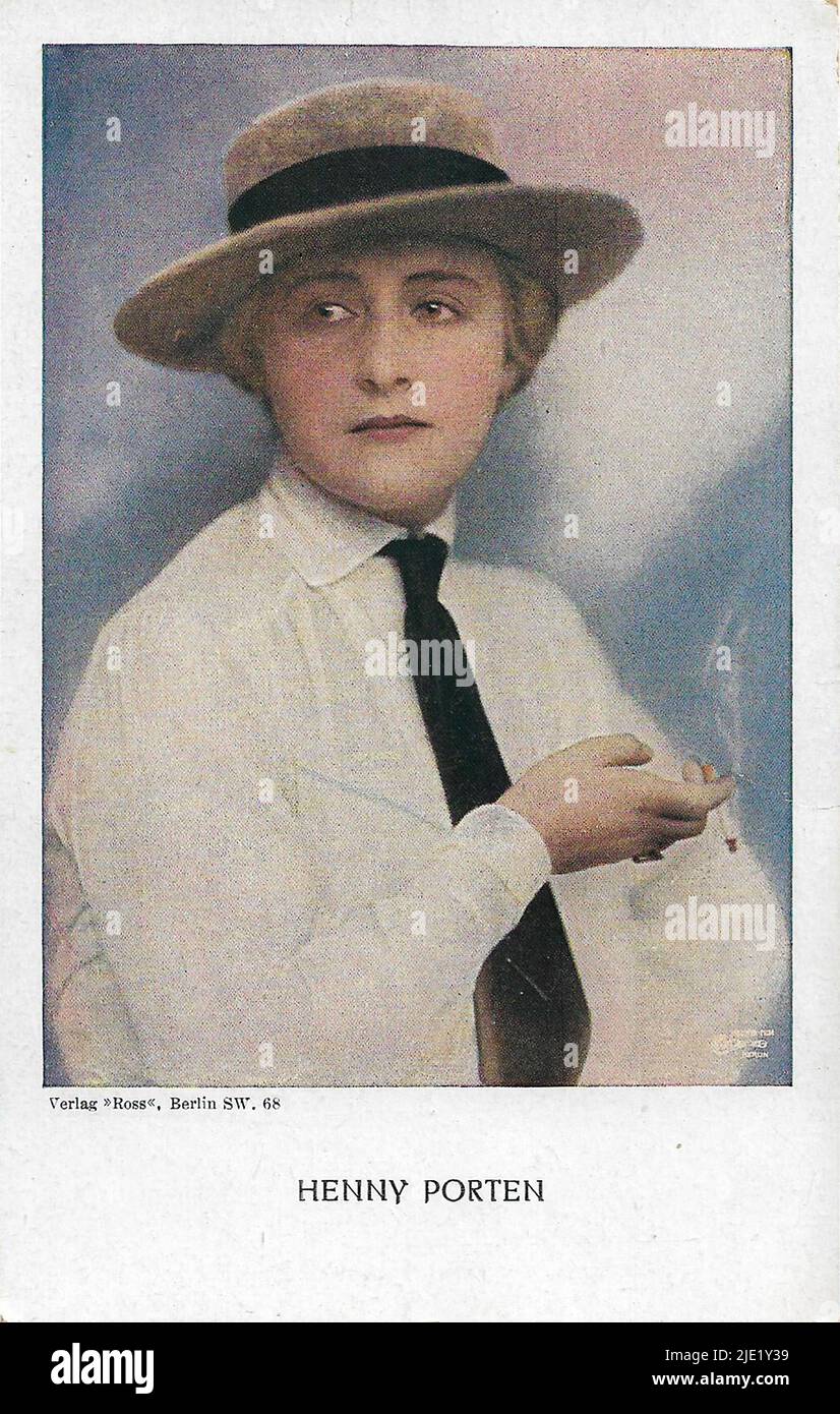 Portrait of Henny Porten 003 - German weimar era cinema (1918 - 1935 Stock Photo - Alamy