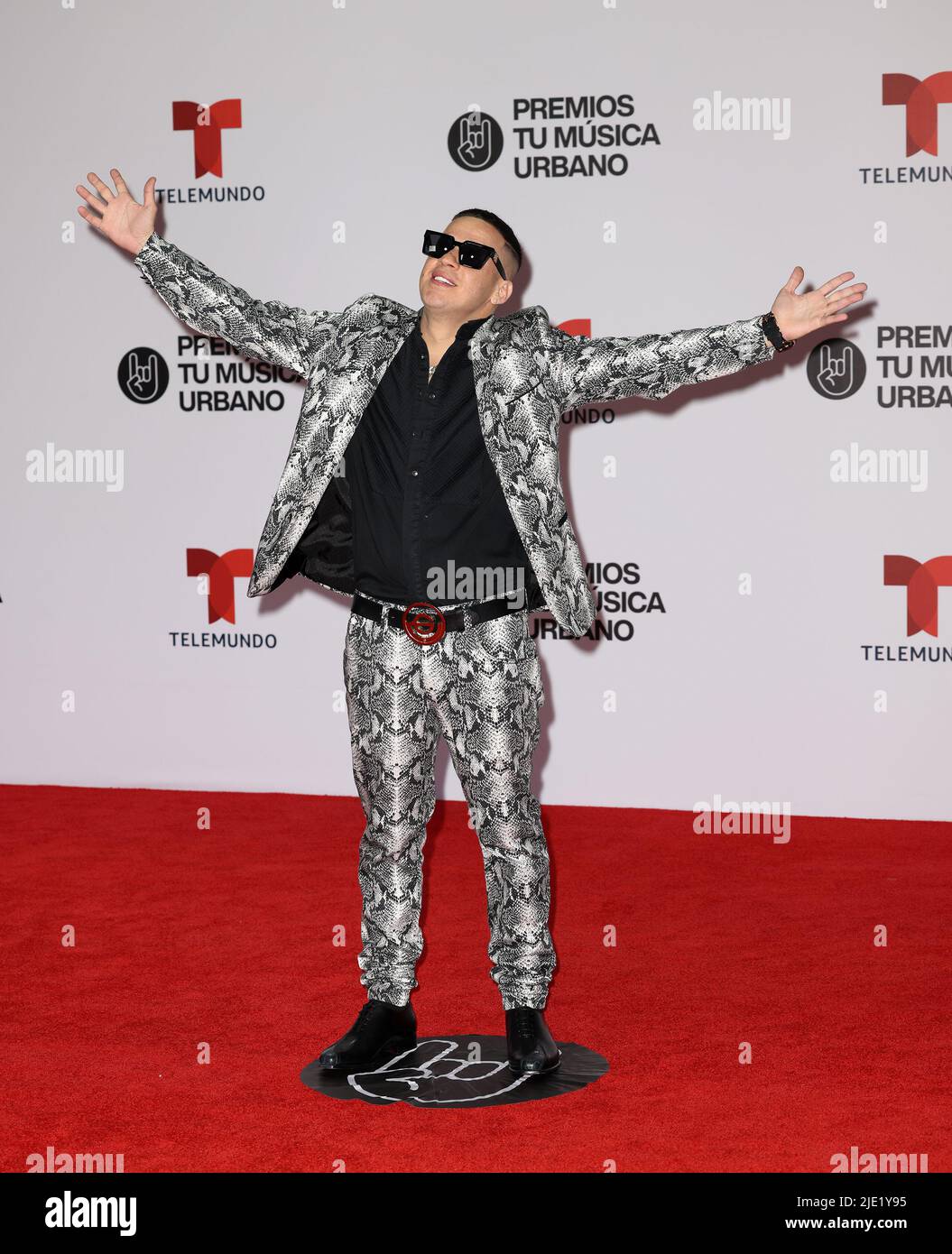 SAN JUAN, PUERTO RICO - JUNE 23: Guest attends Premios Tu Música Urbano ...