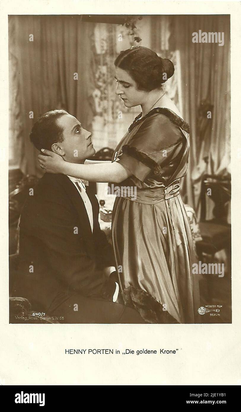 Portrait of Henny Porten in Die goldene Krone (1920) 006 - German weimar era cinema (1918 - 1935 ...