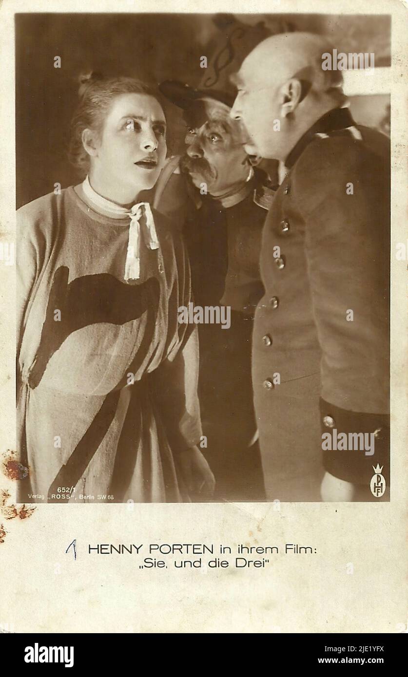 Portrait of Henny Porten in Sie und die Drei (1922) 003 - German weimar era cinema (1918 - 1935 ...